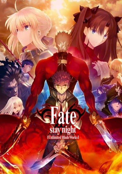 Fate/stay night [Unlimited Blade Works] ratings by episode graph ...