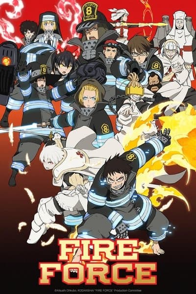 Fire Force ratings by episode graph - Series Graph